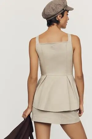 Maeve Tailored Peplum Top