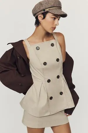 Maeve Tailored Peplum Top
