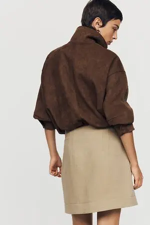Maeve Layered Suitg Mi Skirt