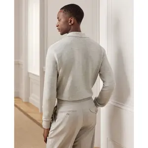 Ralph Lauren Cashmere-linen Polo Sweater