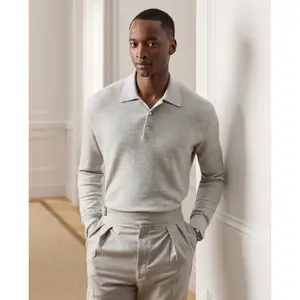 Ralph Lauren Cashmere-linen Polo Sweater