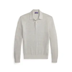 Ralph Lauren Cashmere-linen Polo Sweater