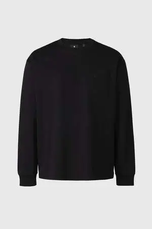Mackage Trey Long Sleeve Crew Neck T-shirt - Black