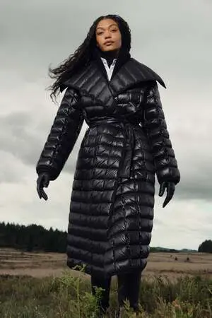 Mackage Diva Long Down Coat - Black