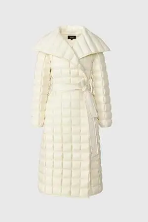 Mackage Diva Long Down Coat - Cream