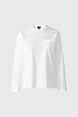 Mackage Bao Organic Cotton T-shirt With Pocket - White
