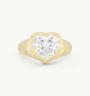 CECE JEWELLERY Heart-cut Diamond Ring In 18ct