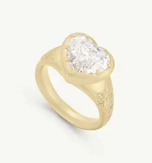 CECE JEWELLERY Heart-cut Diamond Ring In 18ct