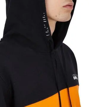 BEN TAVERNITI UNRAVEL PROJECT Color-blocked Hooded Sweater - Orange