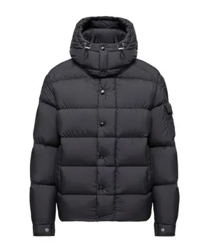 Moncler Maya 70 Hooded Short Puffer Jacket - Black