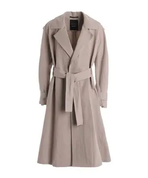 Yohji Yamamoto Belted Trench Coat - Beige