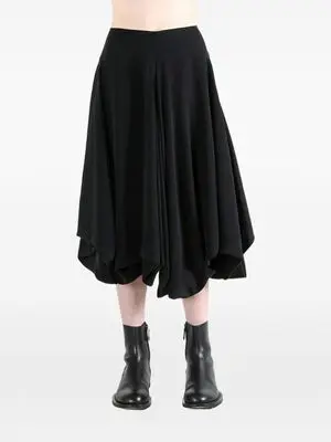 Yohji Yamamoto Draped Asymmetric Skirt