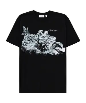 Off-White Logo Printed Crewneck T-shirt