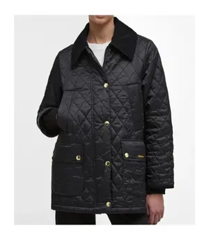 Barbour Long-sleeved Quilted Coat