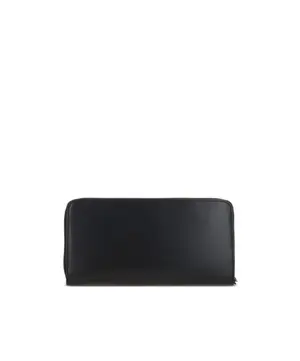Yohji Yamamoto Logo Zip Around Wallet