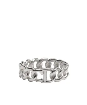 Dior Cd Icon Chain Link Ring - Silver