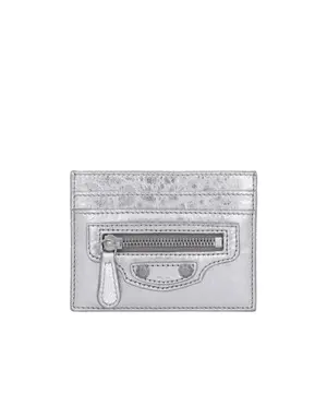 Balenciaga Le City Card Holder - Silver