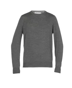 Brunello Cucinelli Crewneck Knitted Jumper - Grey