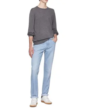 Brunello Cucinelli Crewneck Knitted Jumper - Grey
