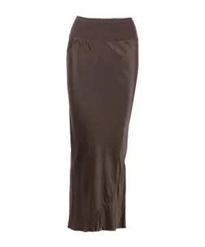 Rick Owens Ribbed Gathered Maxi Skirt