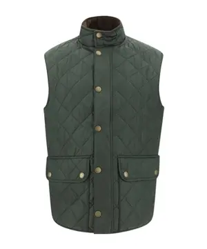 Barbour Quilted Sleeveless Vest With High Neck
