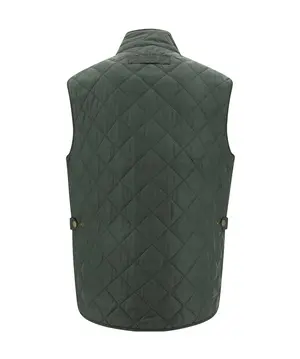 Barbour Quilted Sleeveless Vest With High Neck