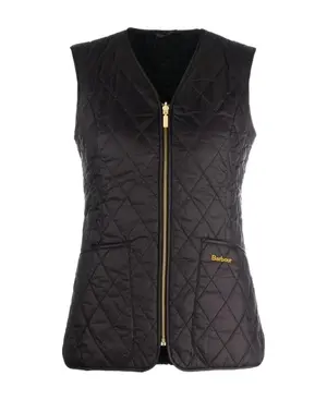 Barbour V-neck Sleeveless Vest - Black