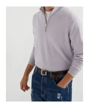 Brunello Cucinelli Half Zipper Sweater