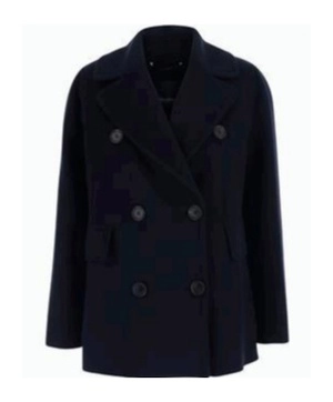 Max Mara Long Sleeve Collared Jacket - Black