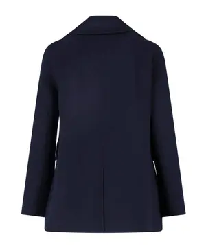 Max Mara Double-breasted Virgin Wool Jacket