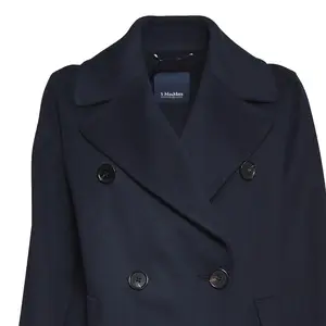 Max Mara Double-breasted Virgin Wool Jacket