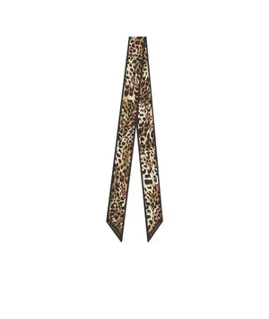 Givenchy Printed Bandeau In Silk - Black