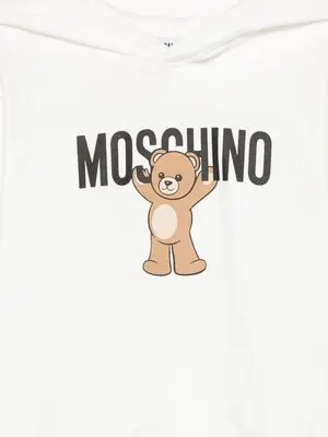 Moschino Teddy-print Hooded Top