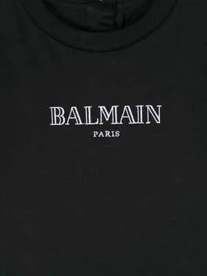 Balmain Logo-embroidered T-shirt