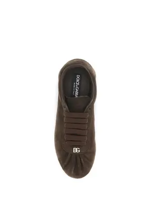 Dolce & Gabbana Logo Plaque Ballet Sneakers