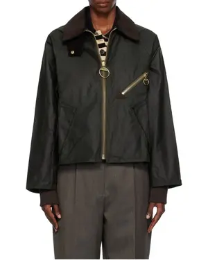 Barbour Corduroy-collar Zip-front Jacket