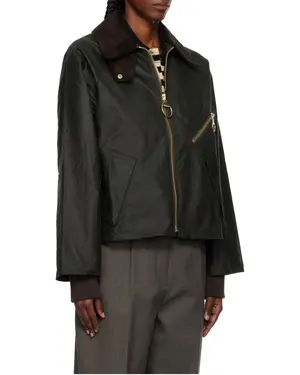 Barbour Corduroy-collar Zip-front Jacket