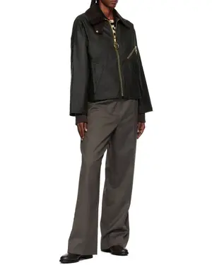 Barbour Corduroy-collar Zip-front Jacket