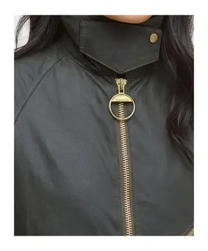 Barbour Corduroy-collar Zip-front Jacket