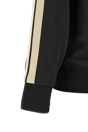 Palm Angels Classic Track Banded Full Zip Sweatshirt