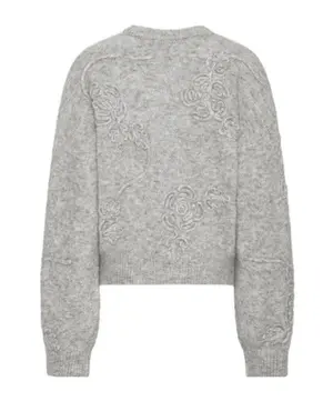 ROTATE BY BIRGER CHRISTENSEN 3d Flower Knit Jumper