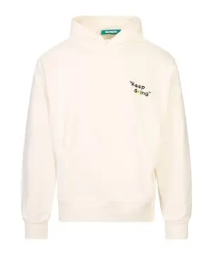 BARROW Teddy Bear Printed Hoodie - White