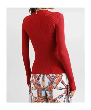 Dolce & Gabbana Ribbed Viscose-knit Cardigan