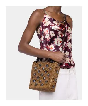 Rabanne 1969 Disc-embellished Cross Body Bag