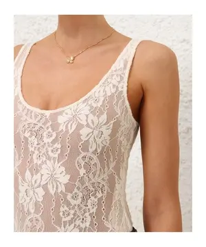 Zimmermann Lace Scoop Bodysuit