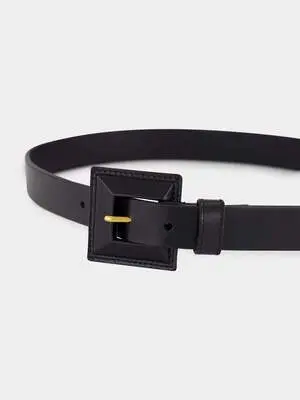 Saint Laurent Square Buckle Belt