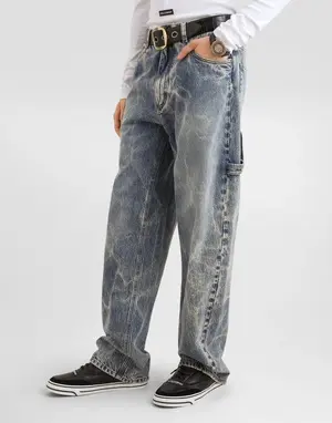 Dolce & Gabbana Vintage Effect Distressed Jeans