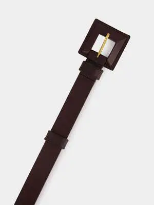 Saint Laurent Square Buckle Belt