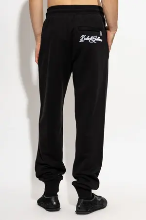 Dolce & Gabbana Dolce Gabbana Logo-detailed Drawstring Joggers