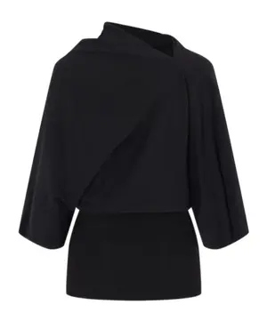 Rick Owens Draped Top - Black